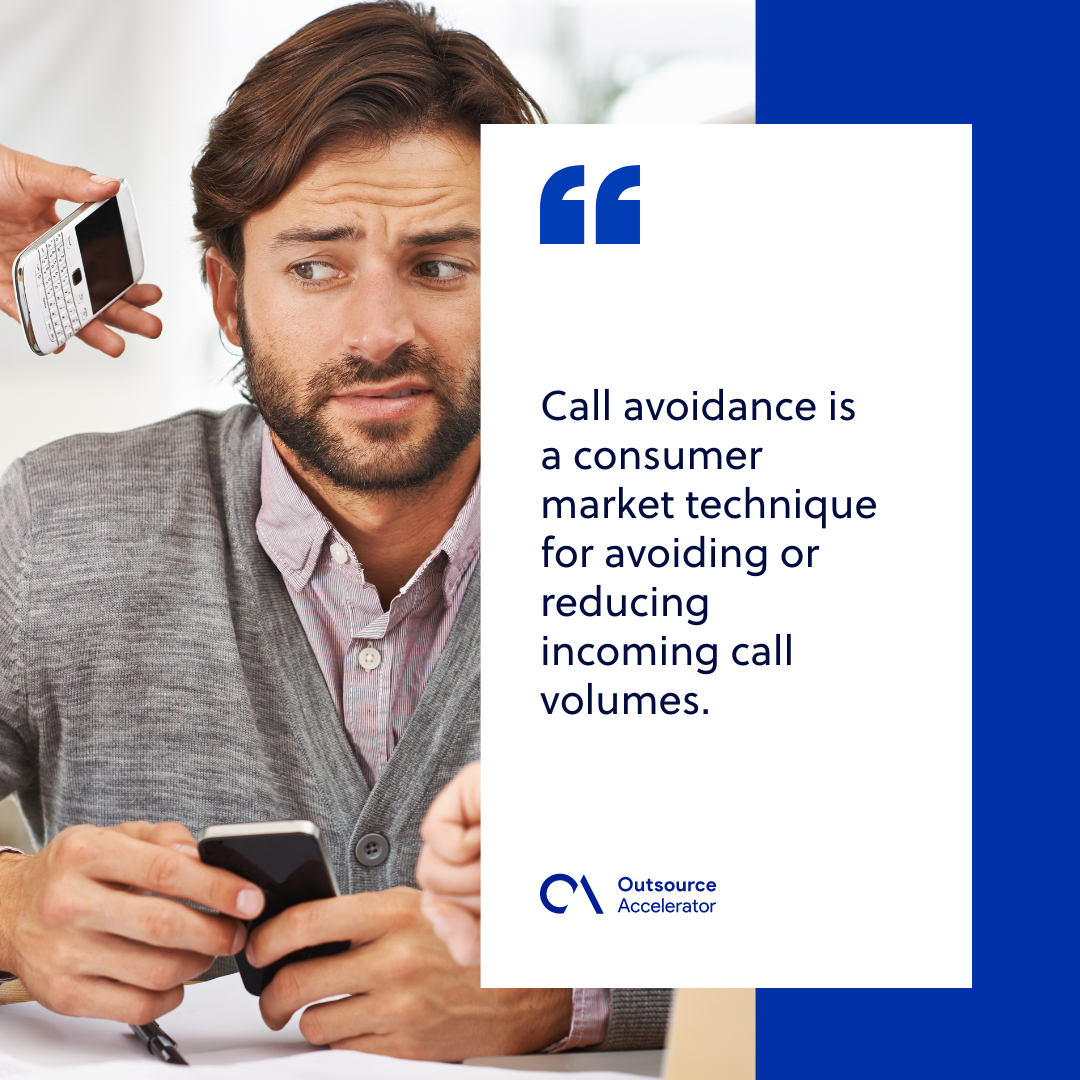Call avoidance | Outsourcing Glossary | Outsource Accelerator