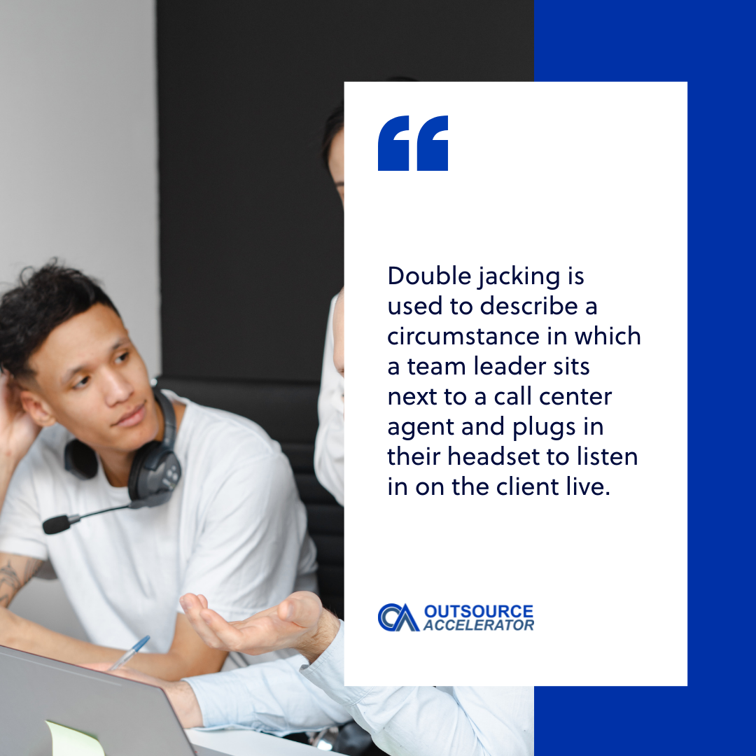 Double jacking | Outsourcing Glossary | Outsource Accelerator