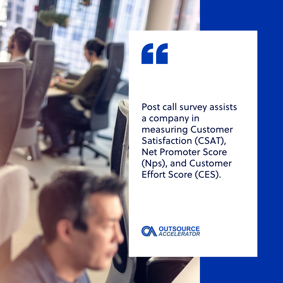 Post call survey | Outsourcing Glossary | Outsource Accelerator