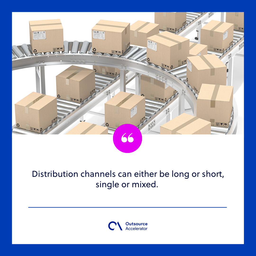 Types of distribution channels used by businesses | Outsource Accelerator