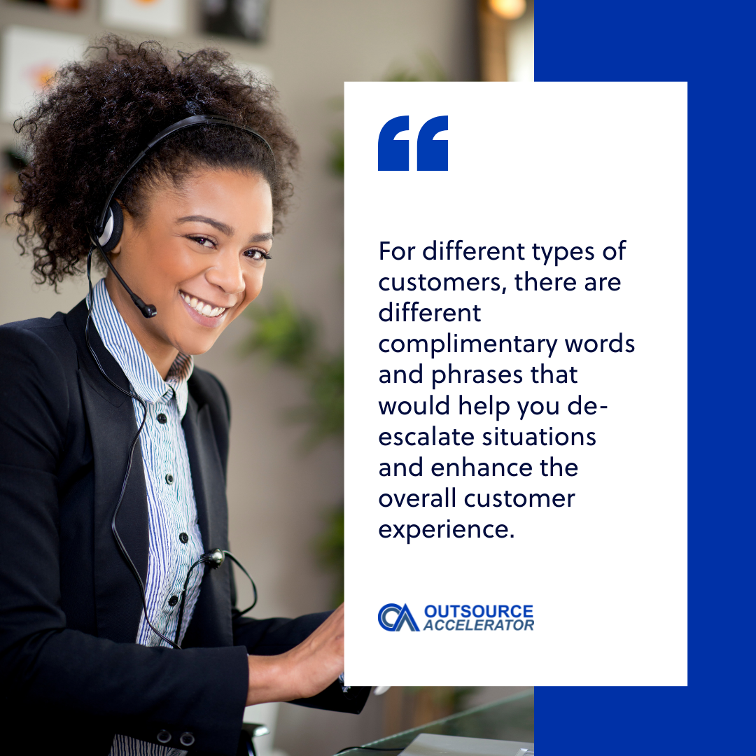 How complimentary words influence customer service | Outsource Accelerator