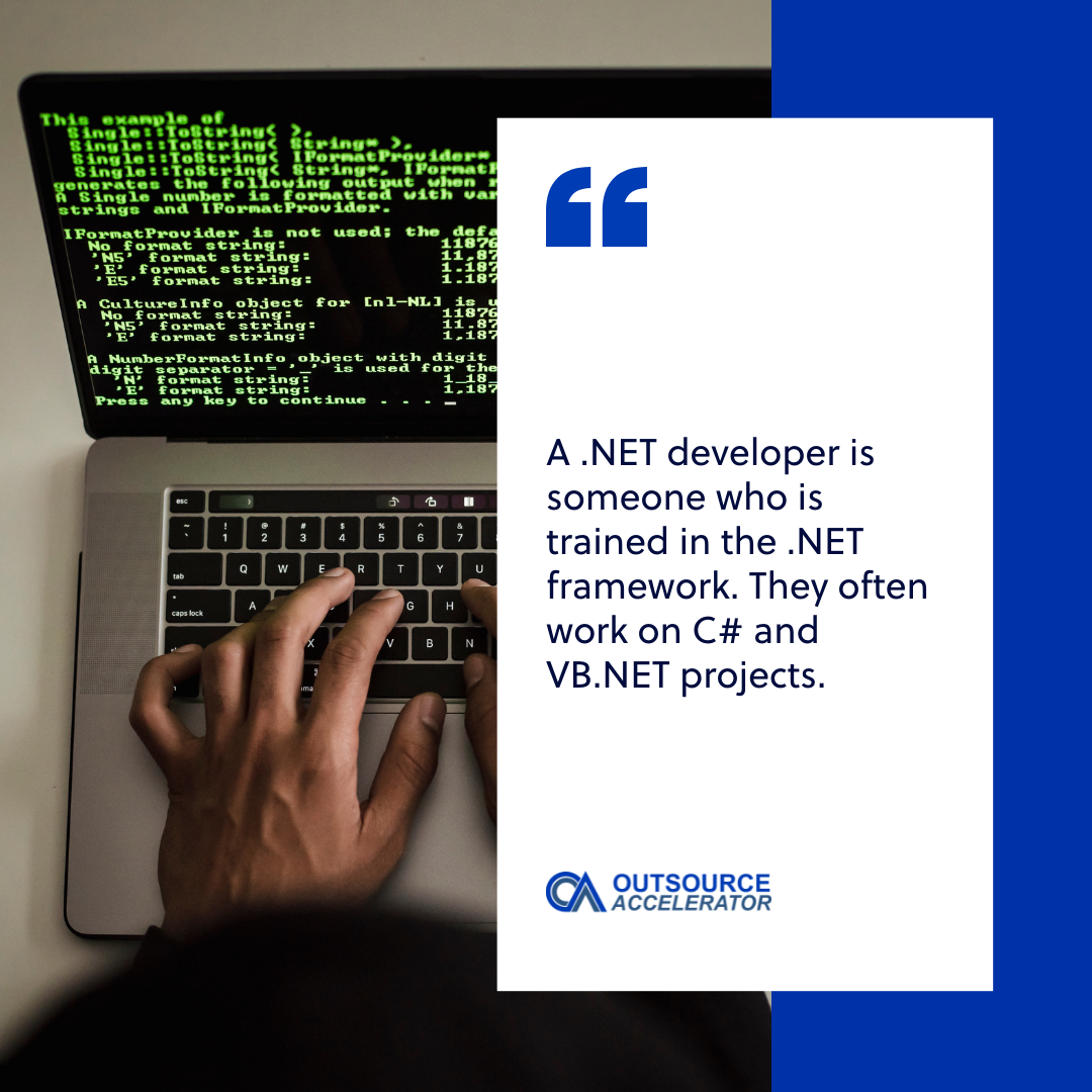 .NET developer | Outsourcing Glossary | Outsource Accelerator