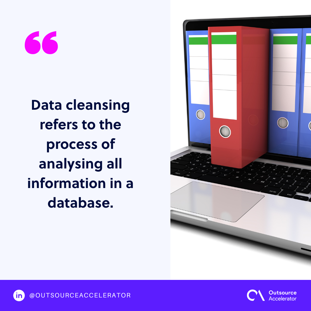 The Science Of Data Cleansing Why Does It Matter Outsource Accelerator