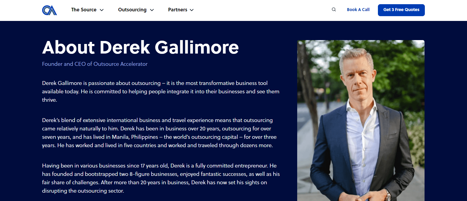 About Derek Gallimore | Outsource Accelerator