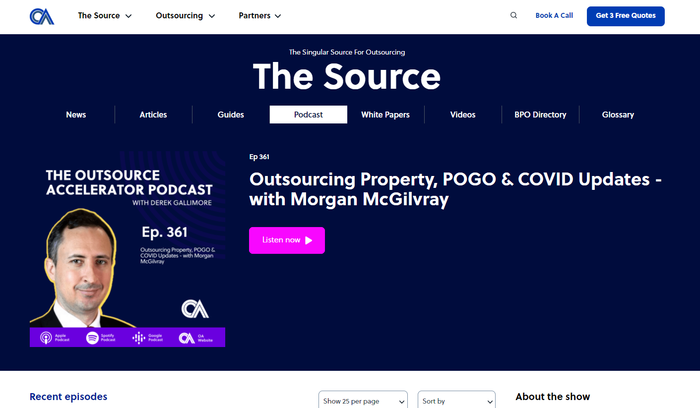 Podcasts | Outsource Accelerator