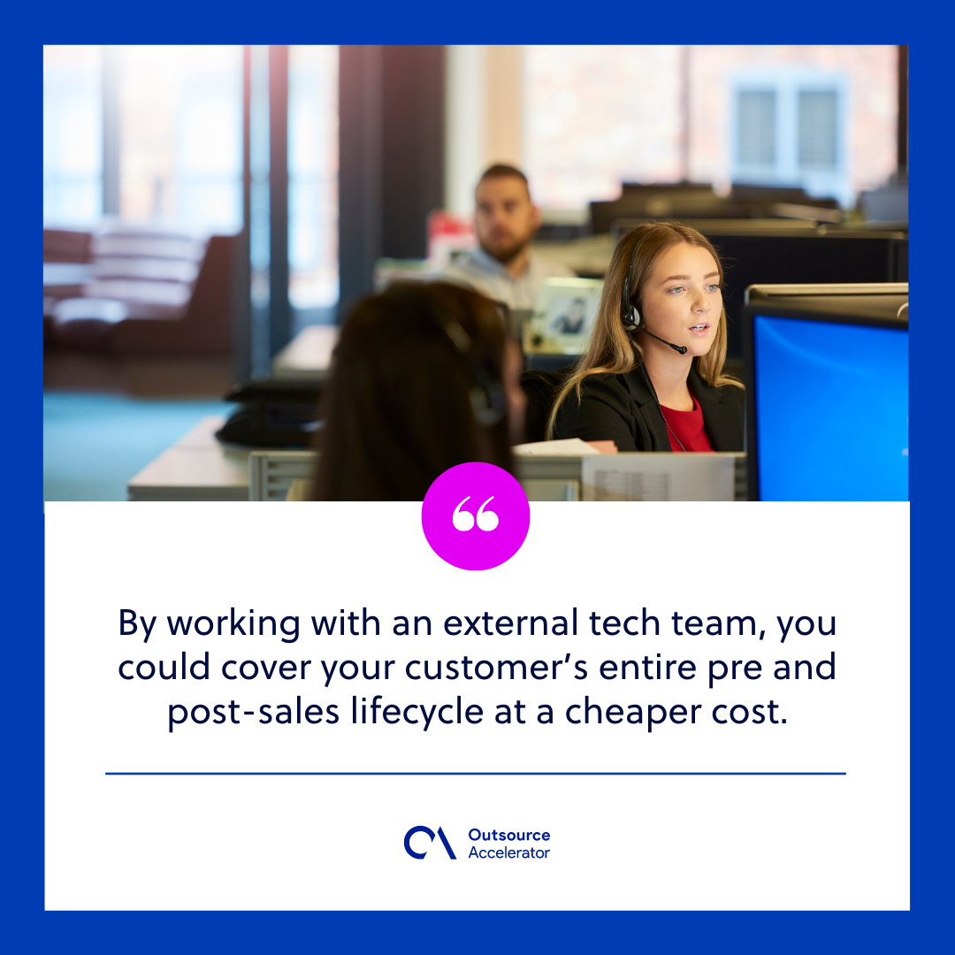 Tech support cloud staffing: The pros and cons of hiring an external ...