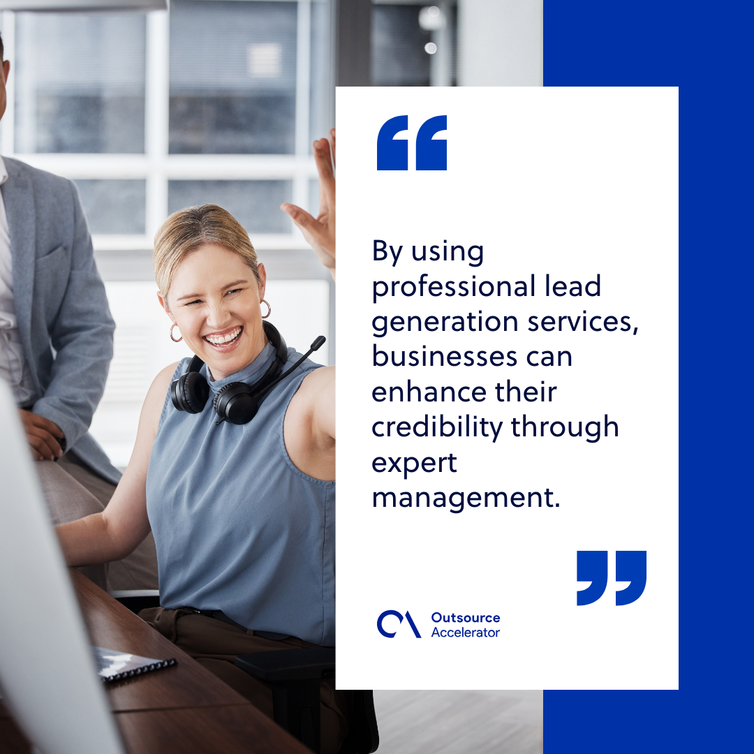 Top 20 lead generation companies in the US | Outsource Accelerator