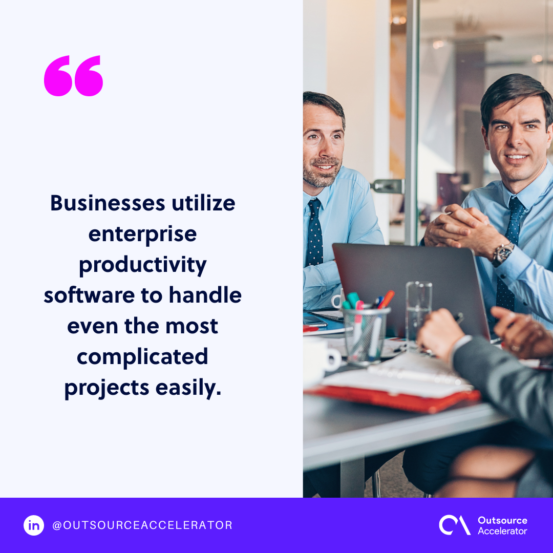 Productivity software | Outsourcing Glossary | Outsource Accelerator