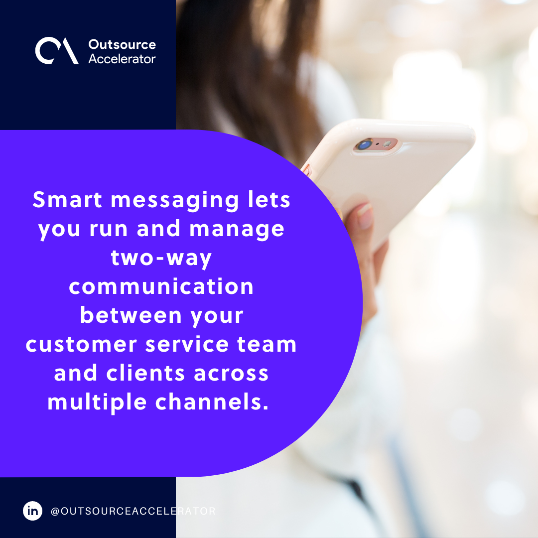 Utilizing smart messaging software to upgrade your customer experience ...