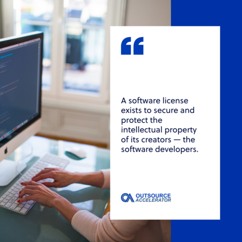 What you need to know about software license | Outsource Accelerator