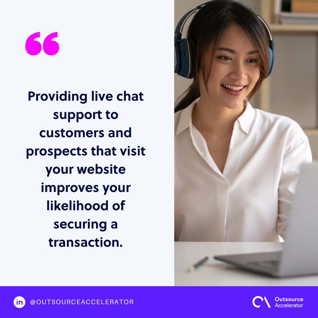 Why live chat outsourcing is a viable option for your business | Outsource Accelerator