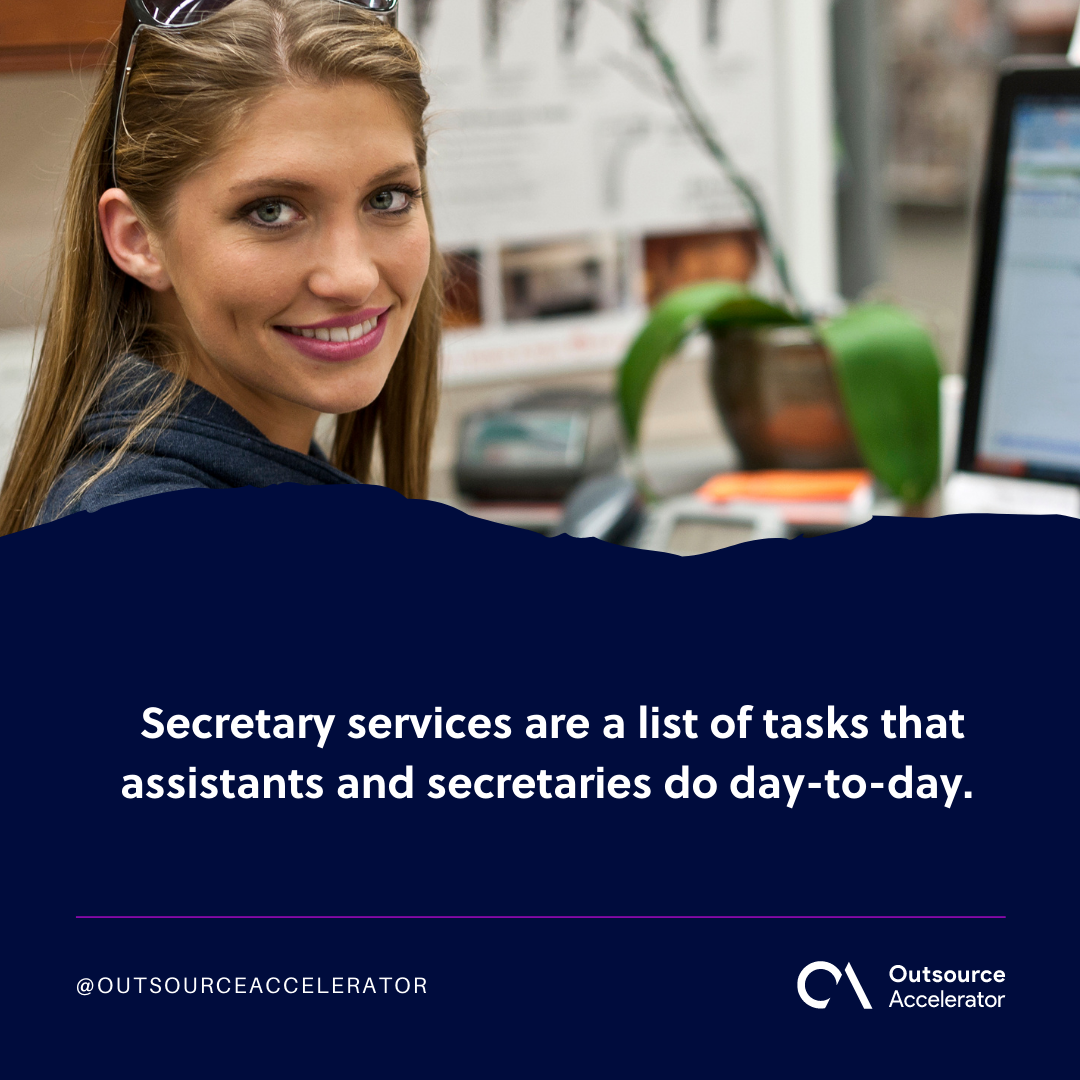 Secretary services and their importance in a company | Outsource ...