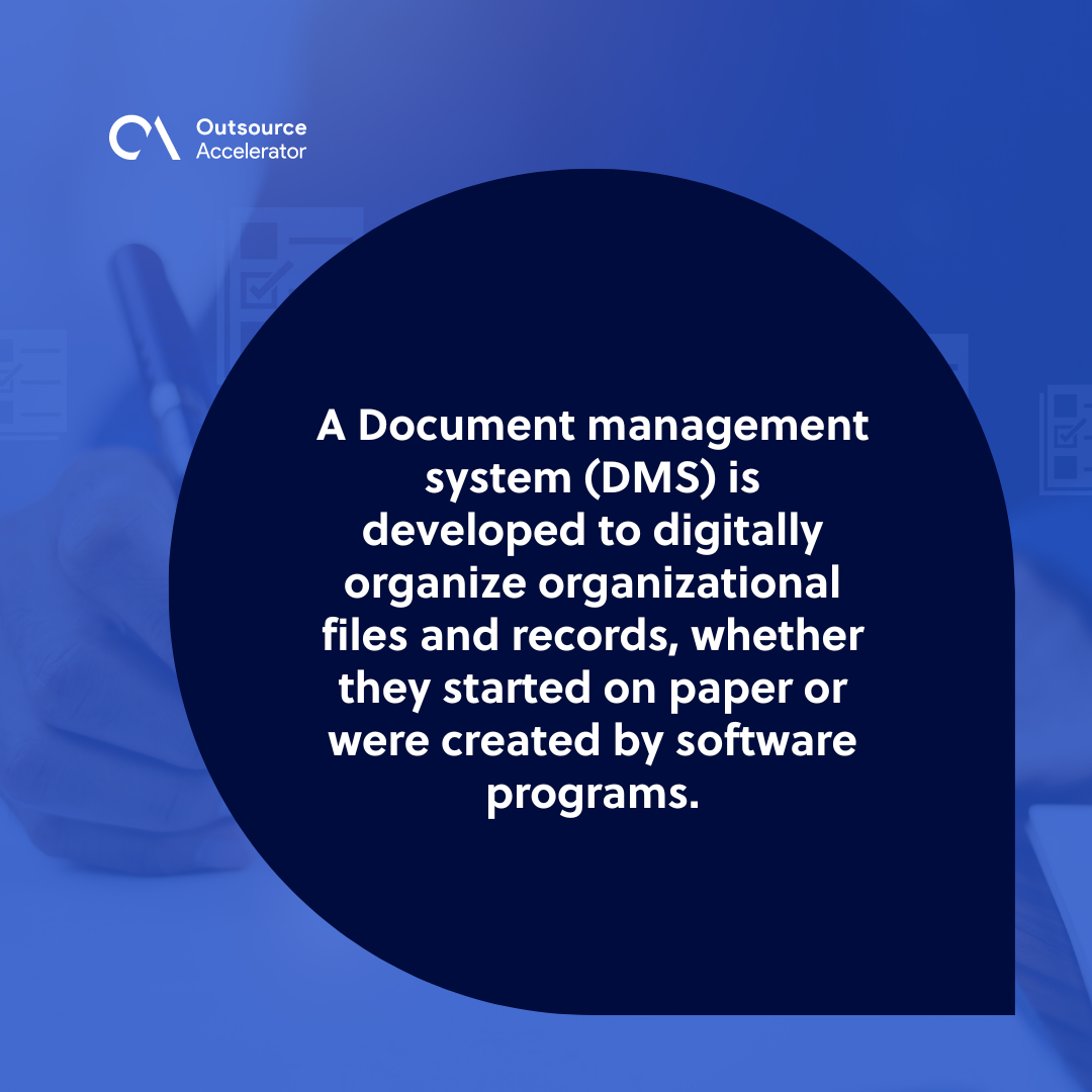 Document management system | Outsourcing Glossary | Outsource Accelerator