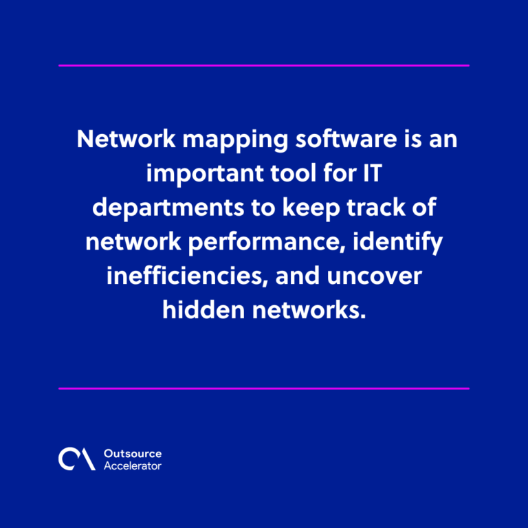 Network mapping software | Outsourcing Glossary | Outsource Accelerator