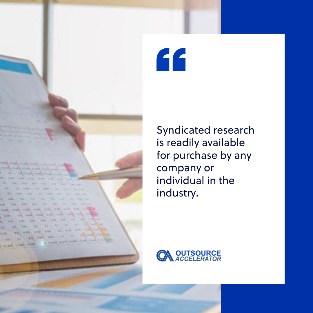 What is the role of syndicated research in the business industry ...