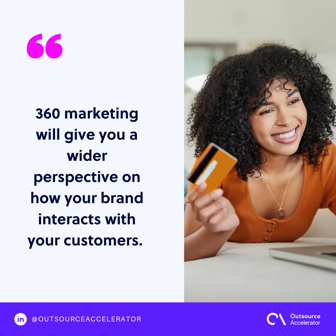 A guide to 360 marketing: All you need to know | Outsource Accelerator