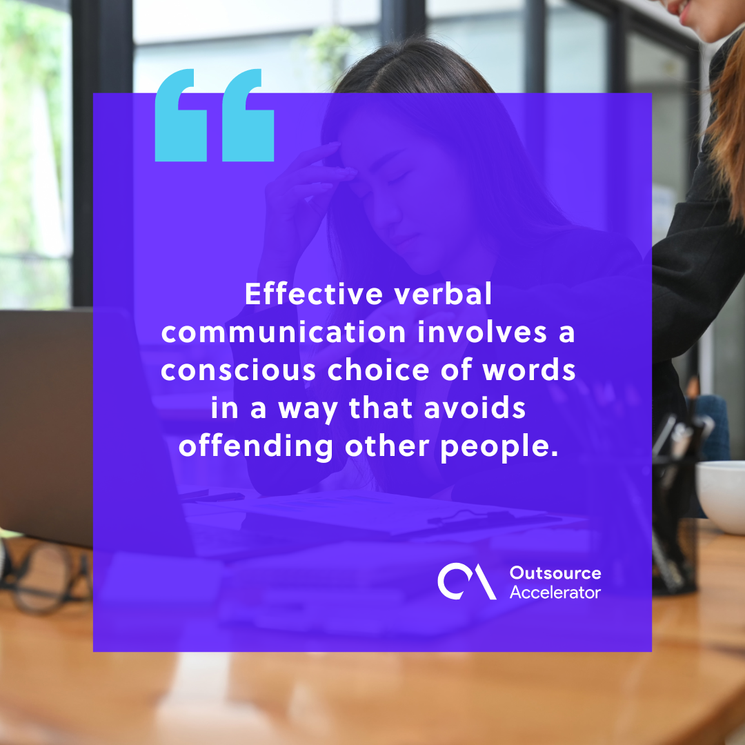Verbal communication | Outsourcing Glossary | Outsource Accelerator