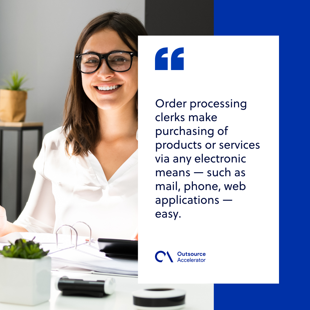 Order processing clerks and their contribution to your business ...