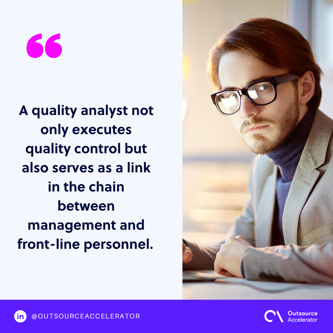 Quality analyst | Outsourcing Glossary | Outsource Accelerator