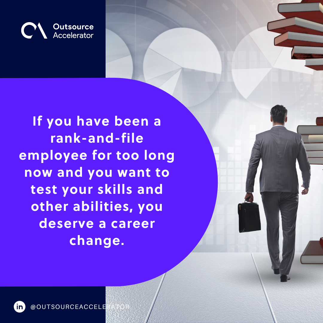 Things to consider before making a career change | Outsource Accelerator