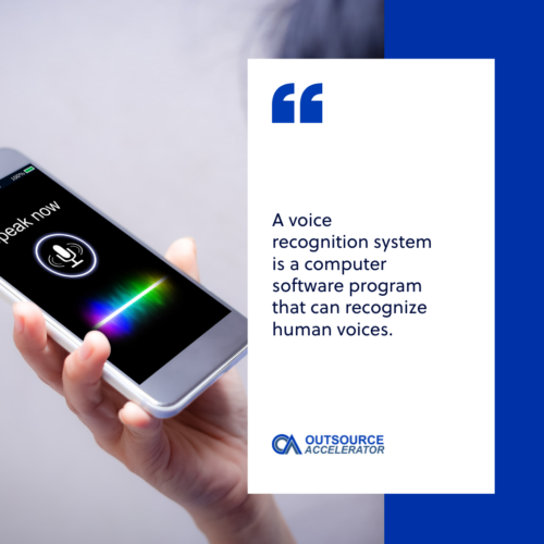 Voice recognition system | Outsourcing Glossary | Outsource Accelerator