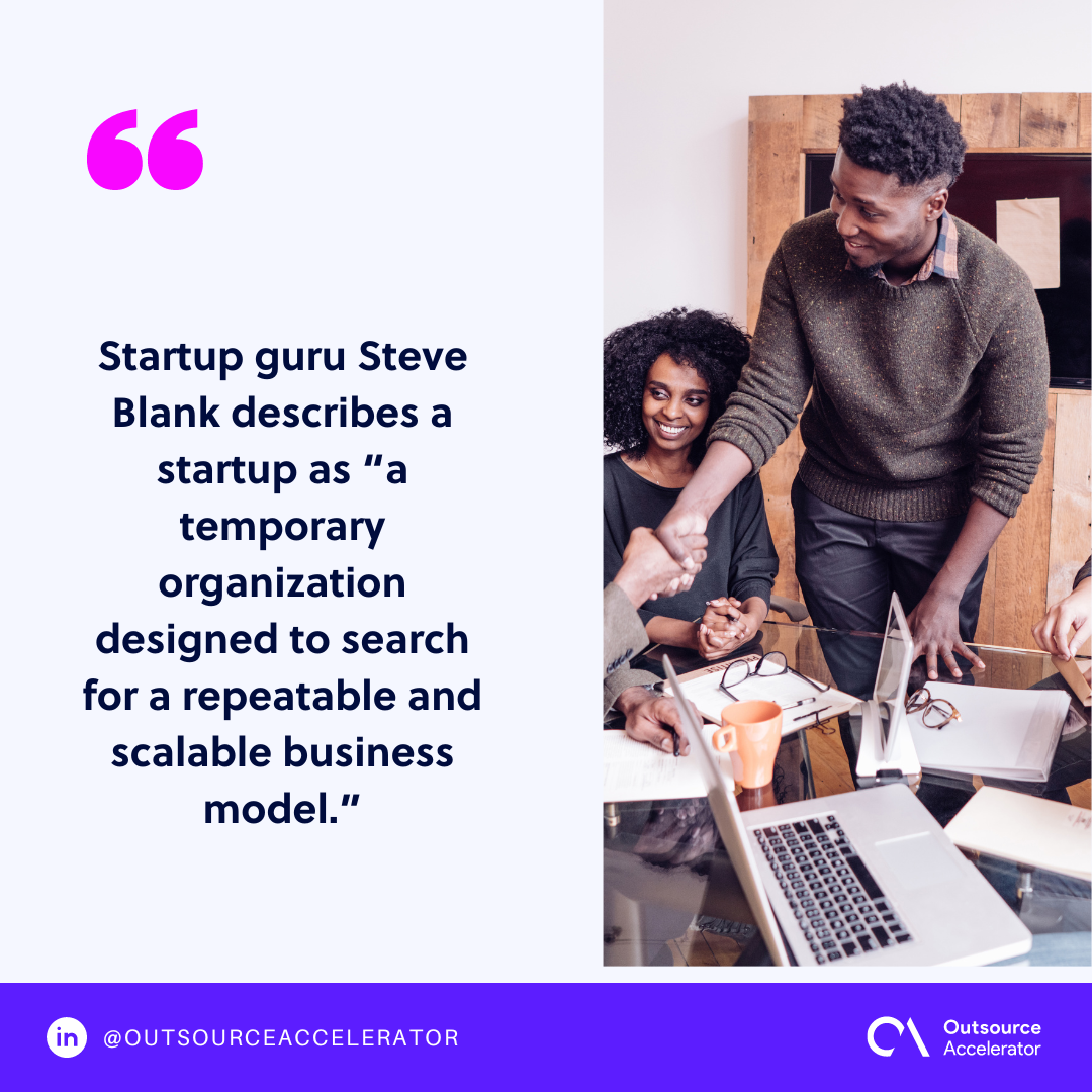 The ultimate guide to startup types | Outsource Accelerator