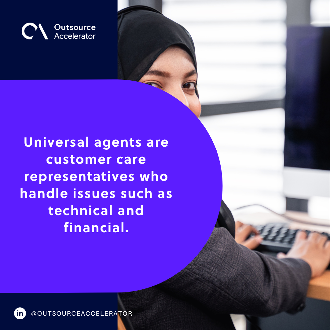 Universal agent | Outsourcing Glossary | Outsource Accelerator