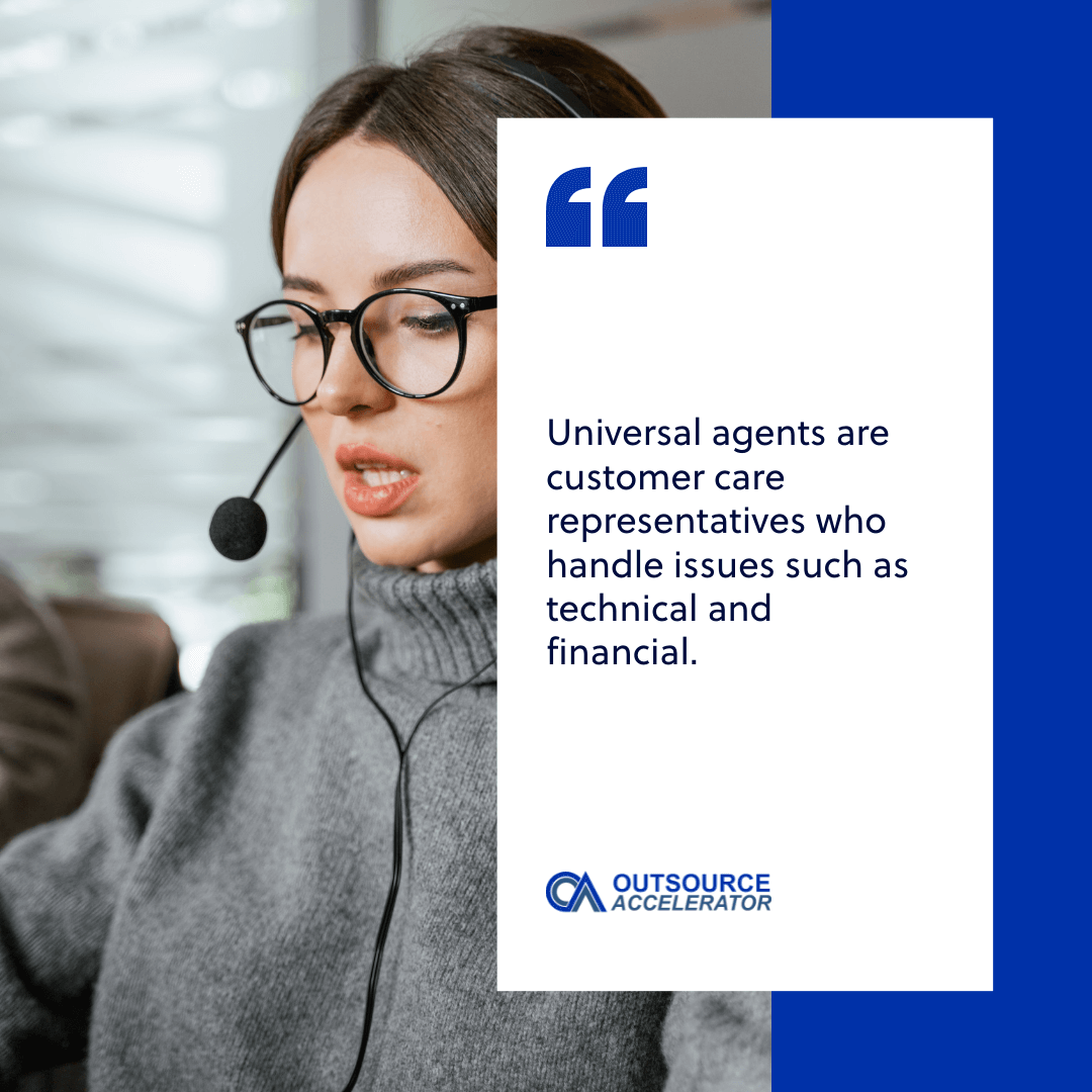 Universal agent | Outsourcing Glossary | Outsource Accelerator