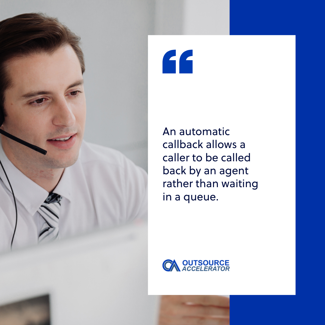 Automatic callback | Outsourcing Glossary | Outsource Accelerator