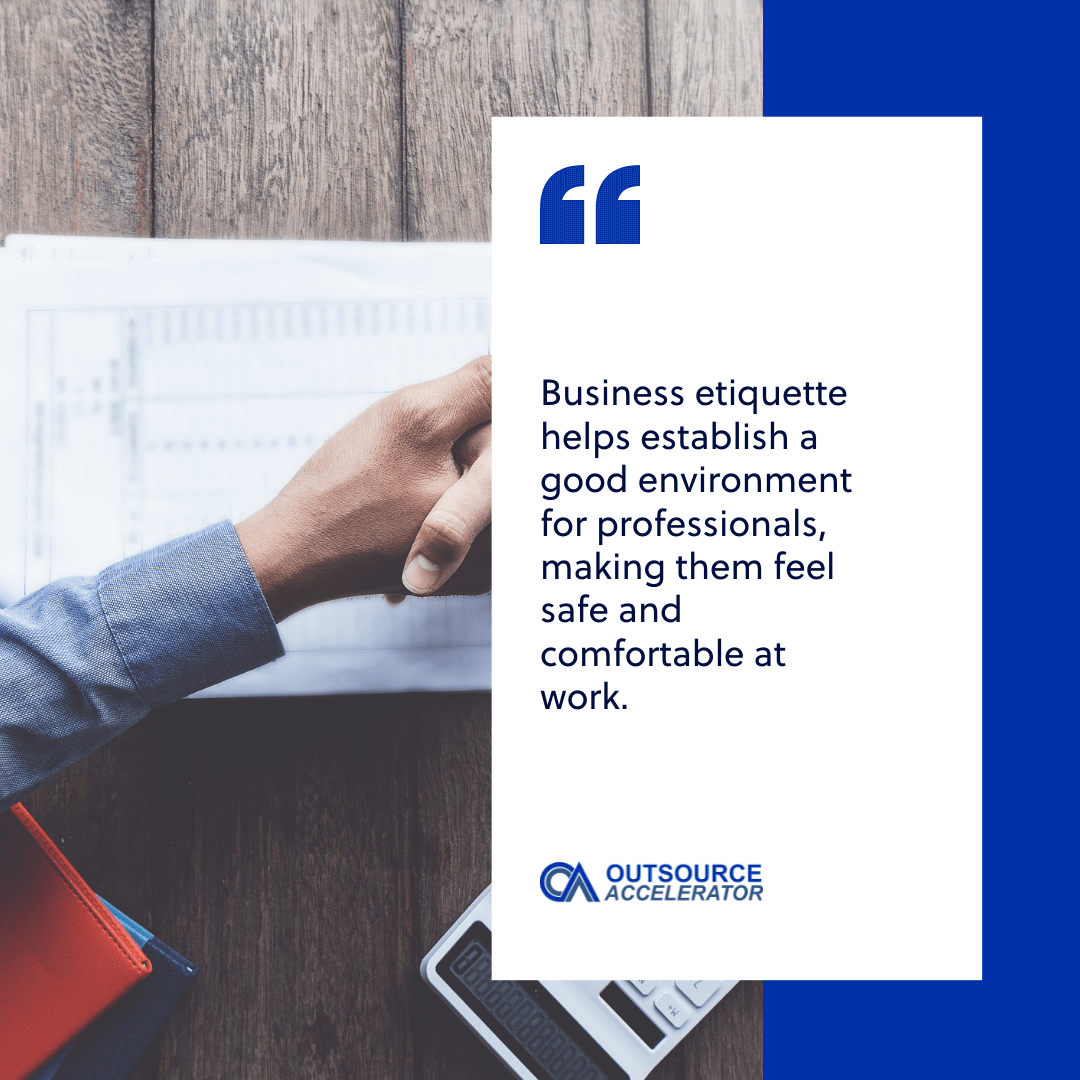 15 rules of business etiquette to improve your reputation | Outsource ...