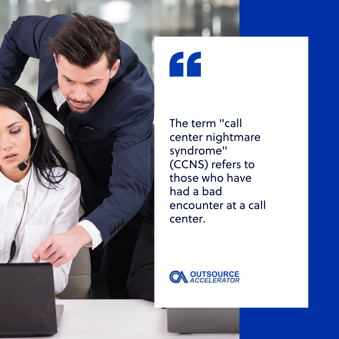 Call center nightmare syndrome | Outsourcing Glossary | Outsource ...