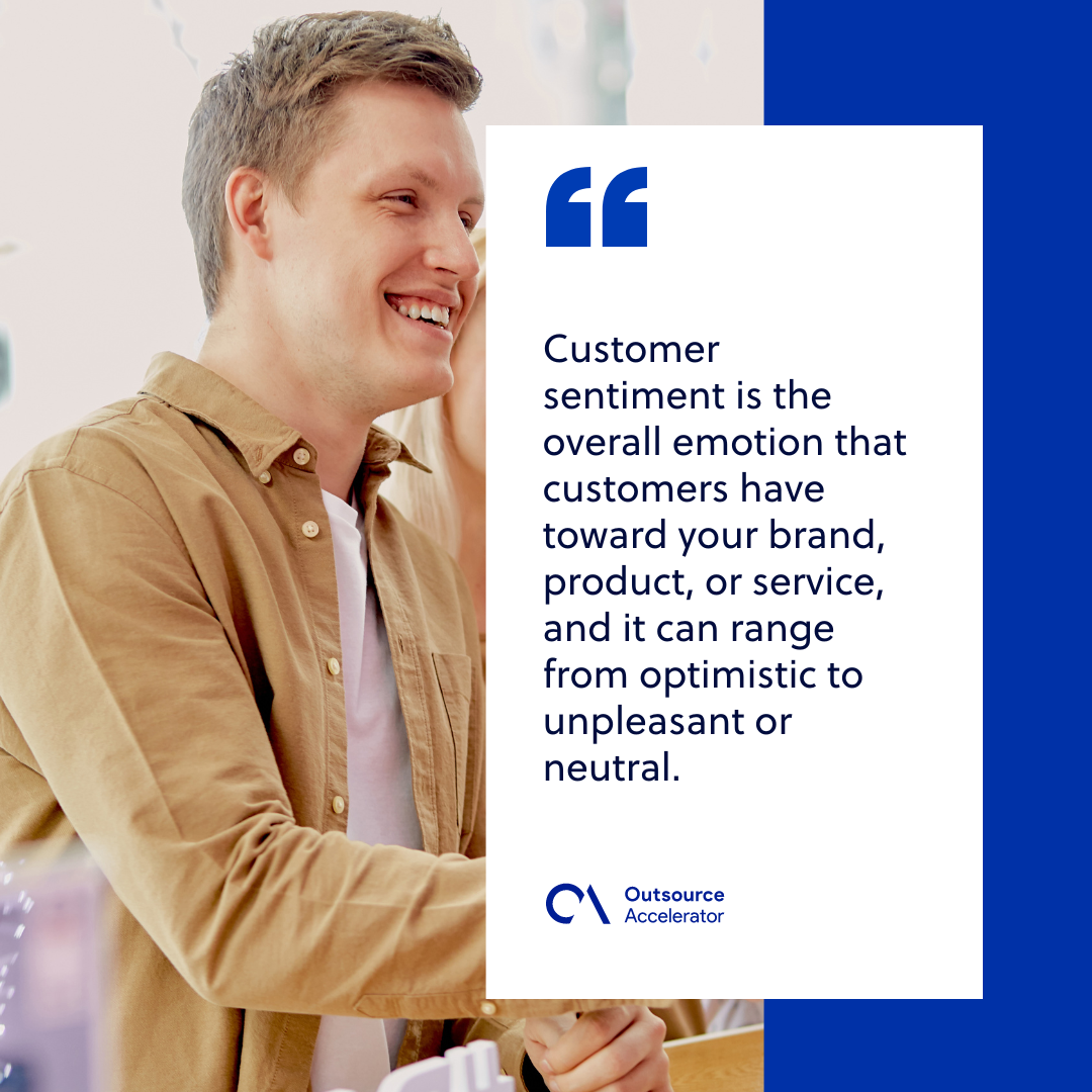 Customer sentiment | Outsourcing Glossary | Outsource Accelerator