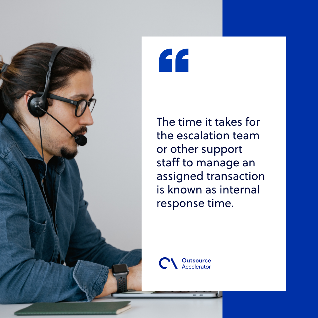 Internal response time | Outsourcing Glossary | Outsource Accelerator