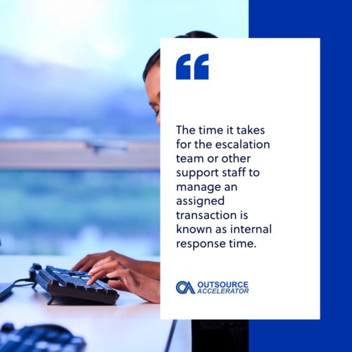 Internal response time | Outsourcing Glossary | Outsource Accelerator