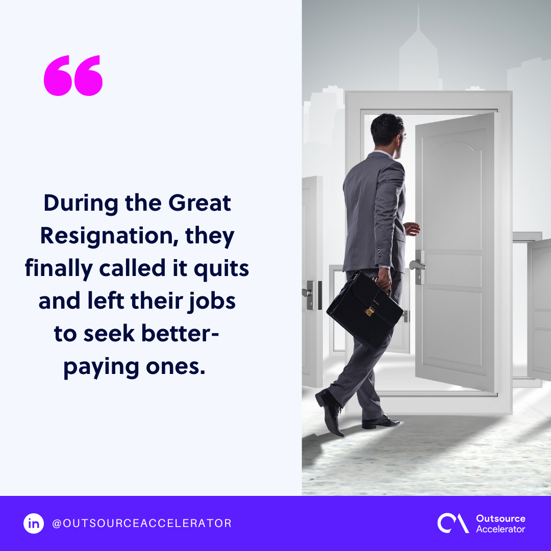 The Great Resignation—here's what happened. | Outsource Accelerator