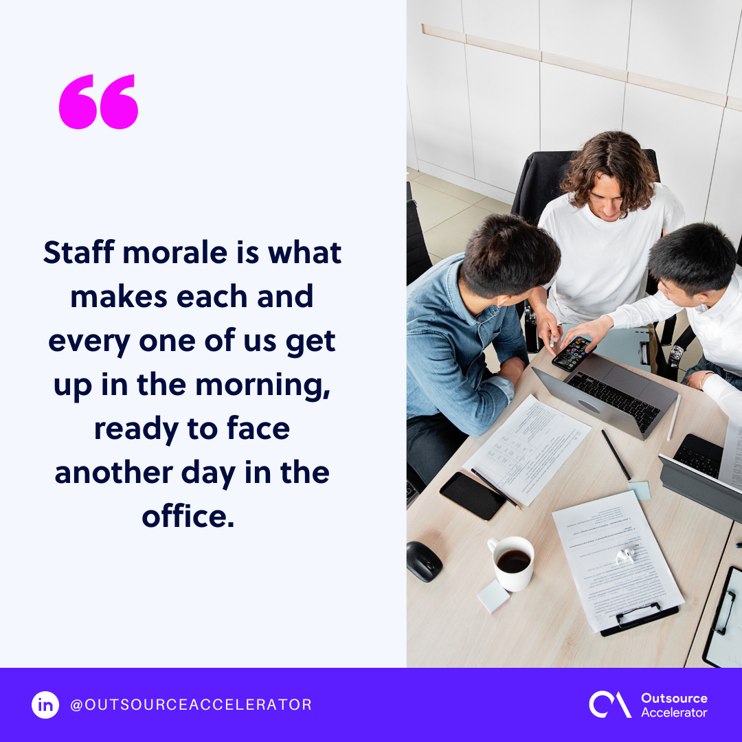 Boost remote work staff morale in 5 steps | Outsource Accelerator