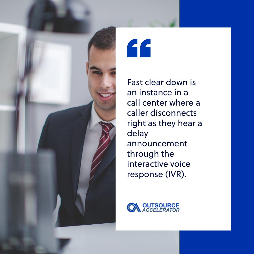 Fast clear down | Outsourcing Glossary | Outsource Accelerator