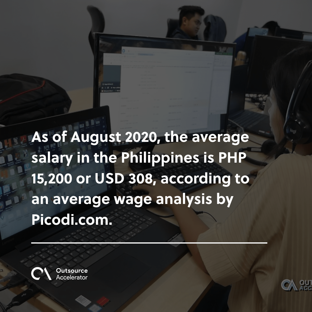 Average salary in the Philippines: How a company saves costs through ...