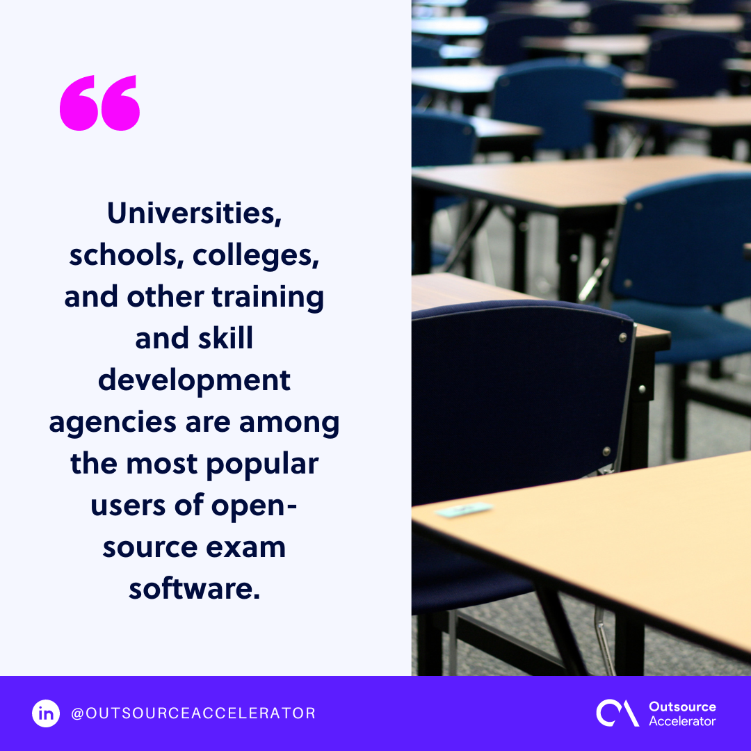 Open-source exam software | Outsourcing Glossary | Outsource Accelerator