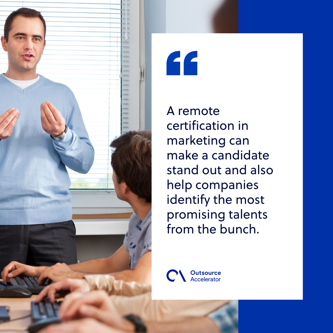 The best remote certifications to have in 2024 | Outsource Accelerator
