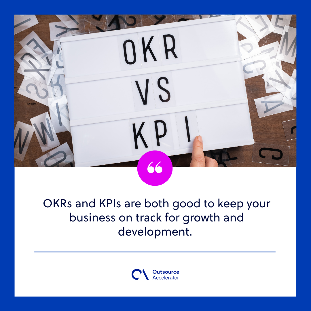 Understanding the differences between OKR vs. KPI | Outsource Accelerator