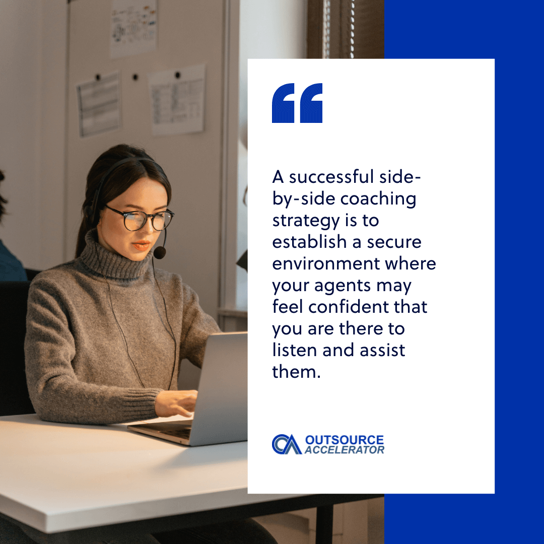 Side-by-side coaching | Outsourcing Glossary | Outsource Accelerator