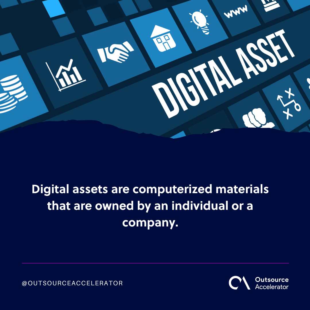 Digital assets | Outsourcing Glossary | Outsource Accelerator