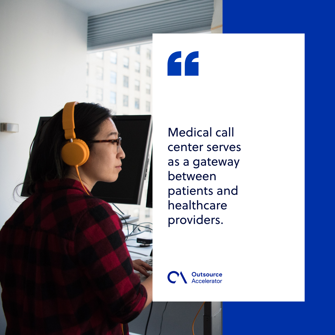 Medical call center | Outsourcing Glossary | Outsource Accelerator