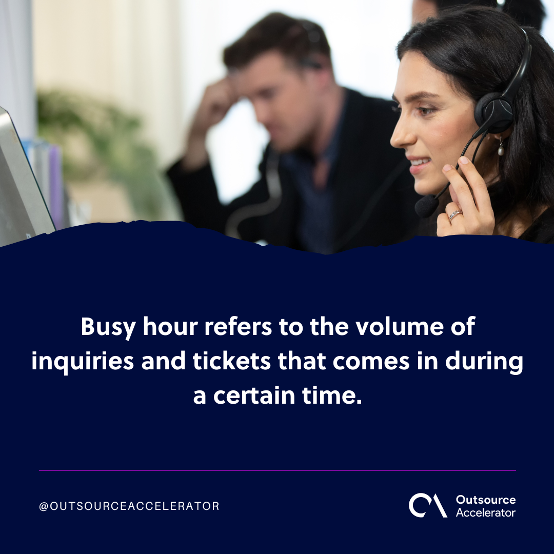 Busy hour | Outsourcing Glossary | Outsource Accelerator