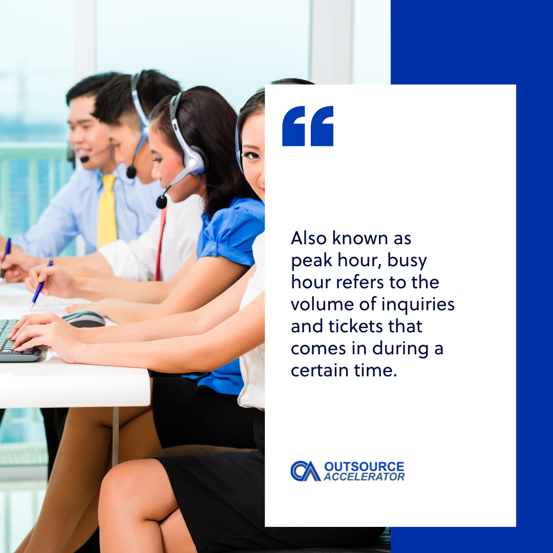 Busy hour | Outsourcing Glossary | Outsource Accelerator