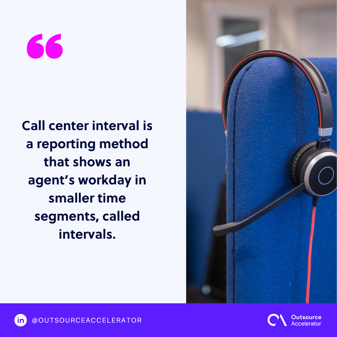 Call center interval | Outsourcing Glossary | Outsource Accelerator