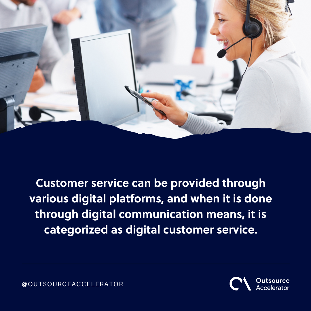 Digital customer service | Outsourcing Glossary | Outsource Accelerator