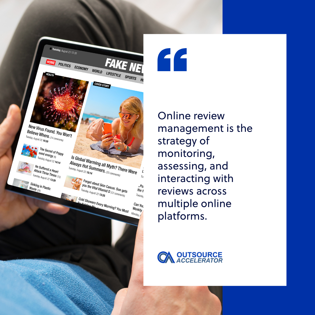 Online review management | Outsourcing Glossary | Outsource Accelerator
