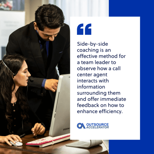 Side-by-side coaching | Outsourcing Glossary | Outsource Accelerator